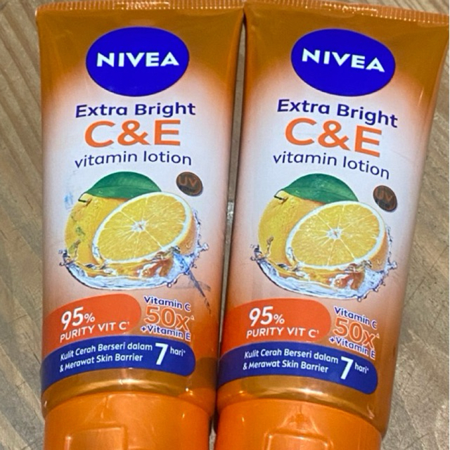 Jual Nivea Extra Bright C&E Vitamin Lotion 320ml | Shopee Indonesia