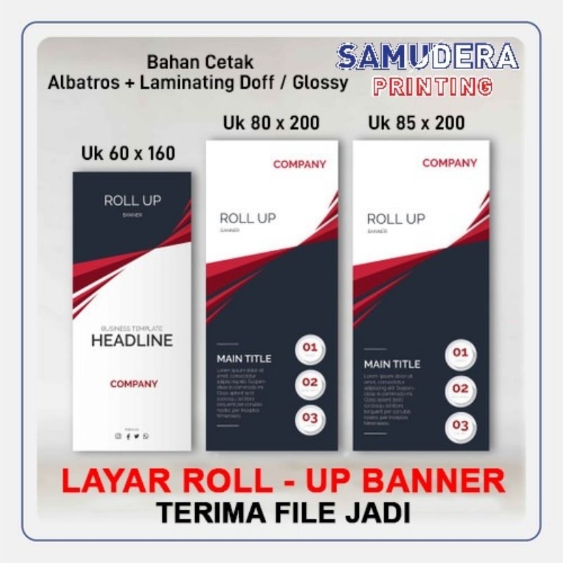 Jual roll up banner + cetak albatros | Shopee Indonesia