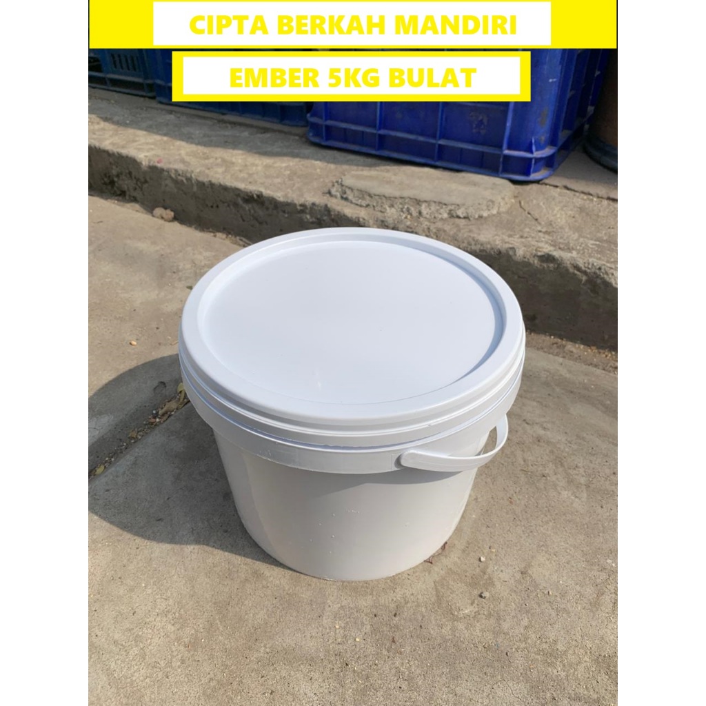 Jual ember 5kg bulet ember bekas 5kg BULAT ember bekas cat 5kg BULAT ...