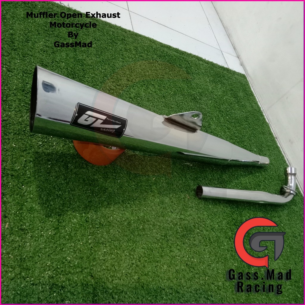 Jual GassMad Racing Muffler Open Exhaust Ex5 Wave100 C70 C90 Dream115 ...