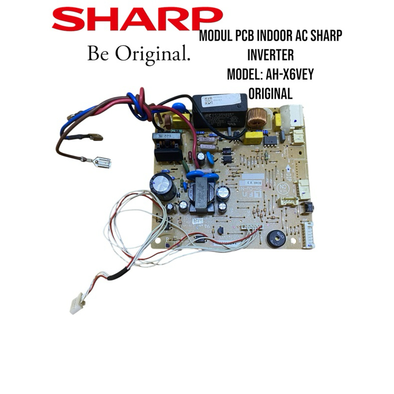 Jual MODUL PCB INDOOR AC SHARP INVERTER MODEL: AH-X6VEY ORIGINAL ...