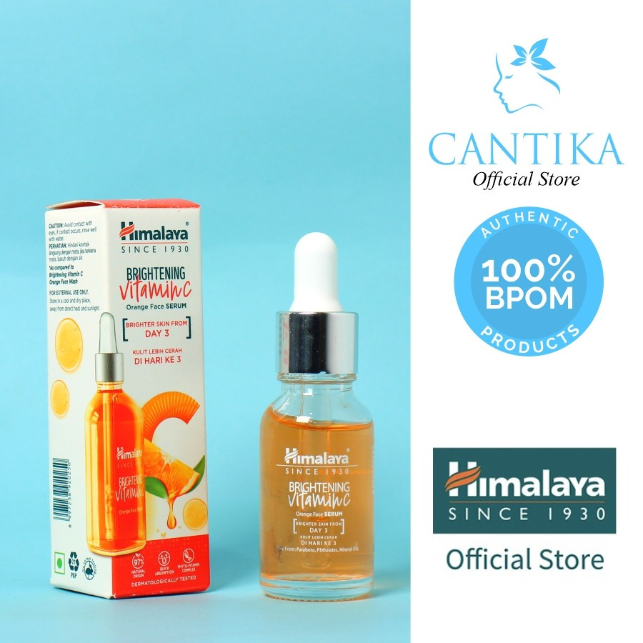 Jual Himalaya Brightening Vitamin C orange Face Serum 15 ml / Himalaya ...