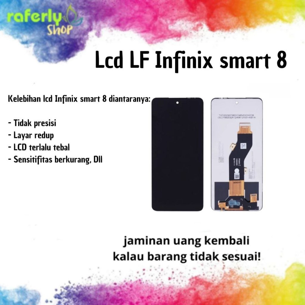 Jual RafelyShop Lcd TC Infinix Smart 8/smart 8 pro/Hot 40i 802 - ORI LF ...