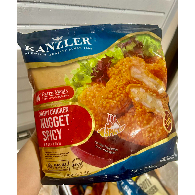 Jual Kenzler chiken Nugget Spicy 450g frozen food | Shopee Indonesia