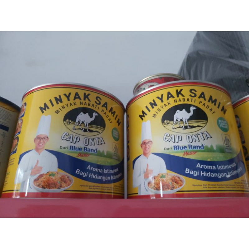 Jual Minyak Samin/Minyak nabati padat Samin kaleng 2kg | Shopee Indonesia
