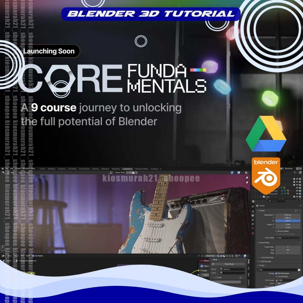 Jual Blender 3D Tutorial CGCookie - Blender 4.2 Core Essentials - 9 ...