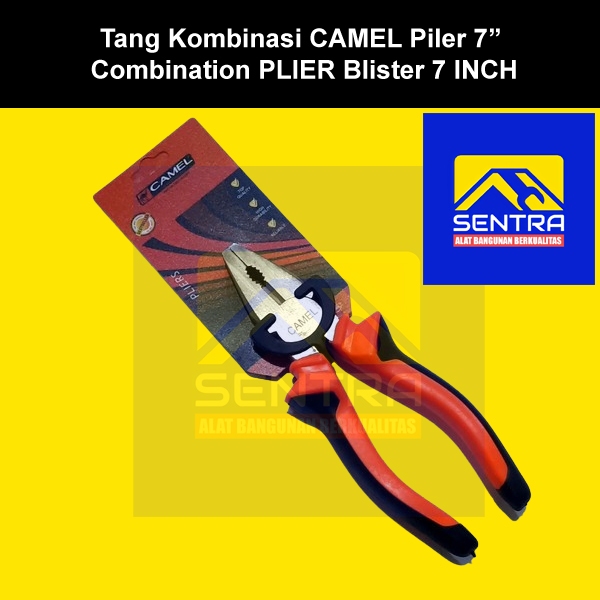 Jual Camel Piler Blister Plier 7 Inch / Tang Kombinasi CPLR Blister 7 ...