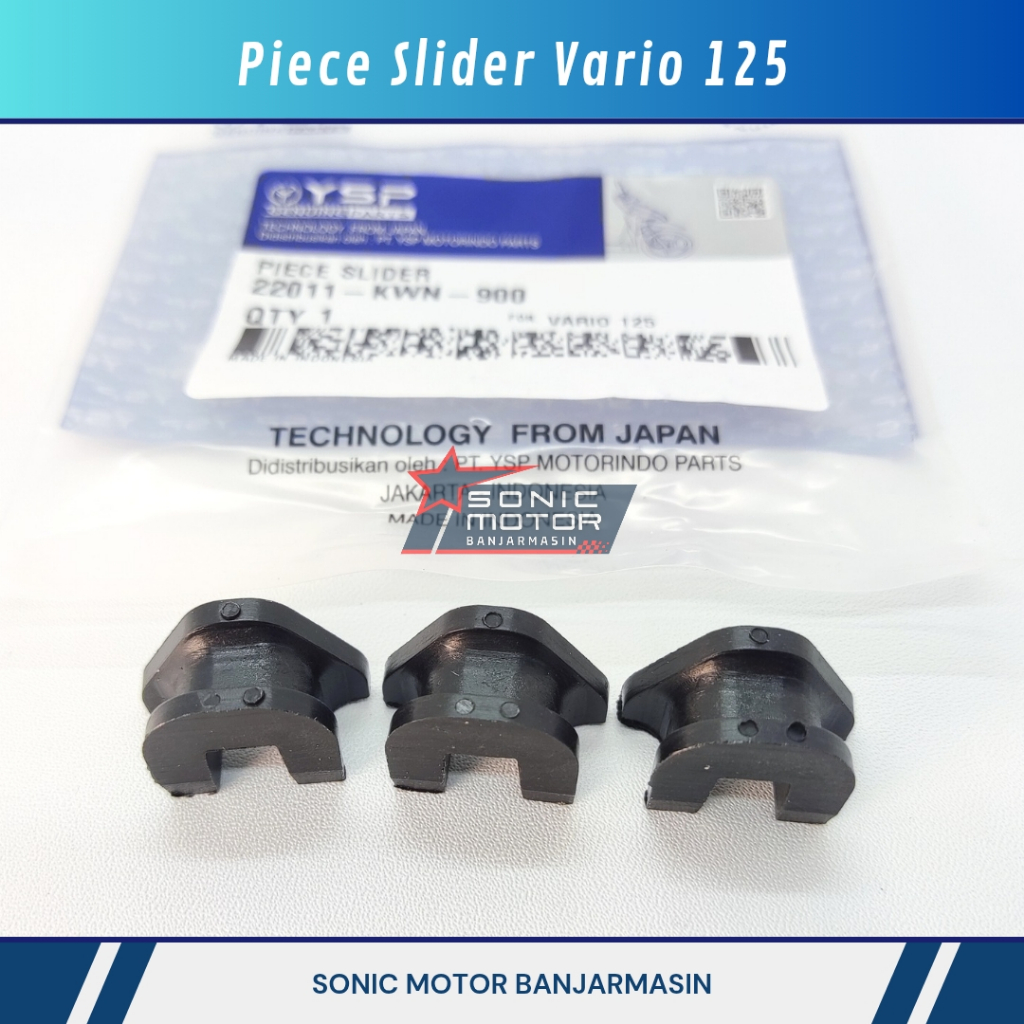 Jual Piece Slider Plastik Jepit Rumah Roller Vario 125 Led Esp KZR/KWN ...