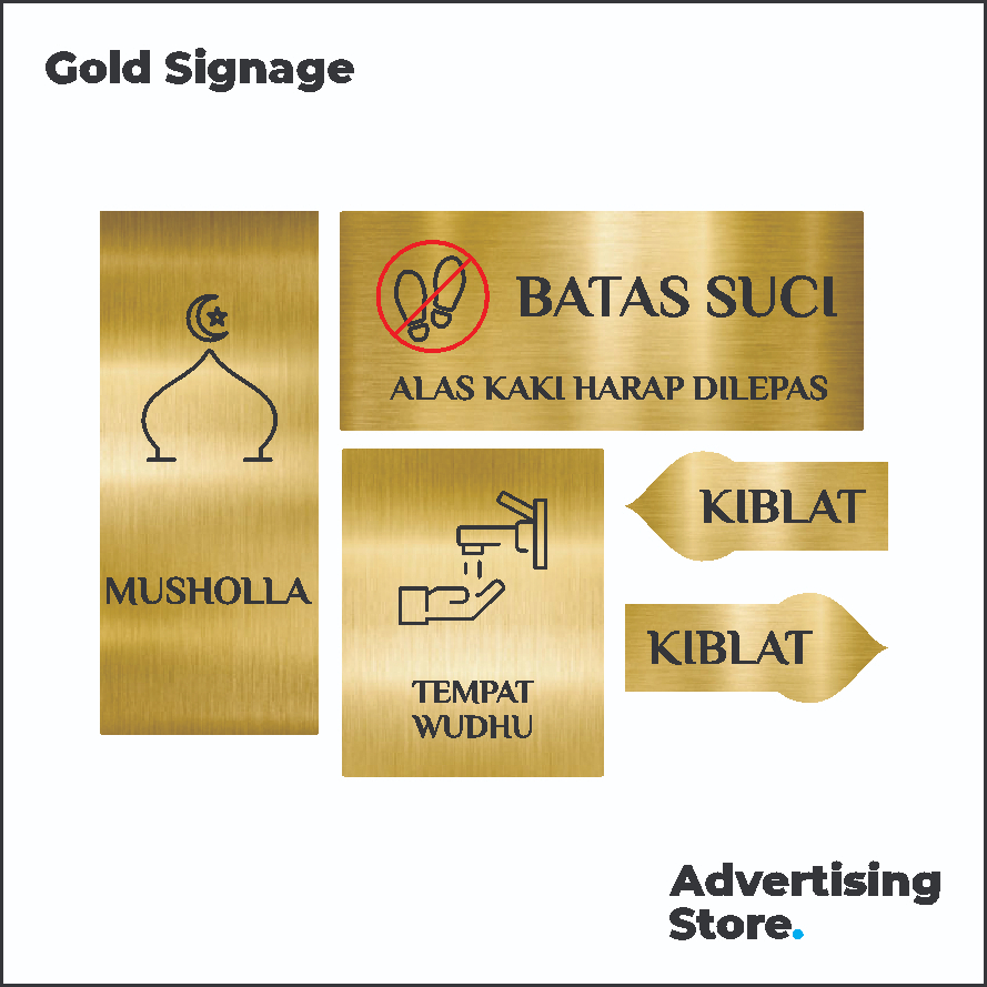 Jual Signage Gold | Sign Stainless Gold | Sign Stainless Mewah | Sign ...