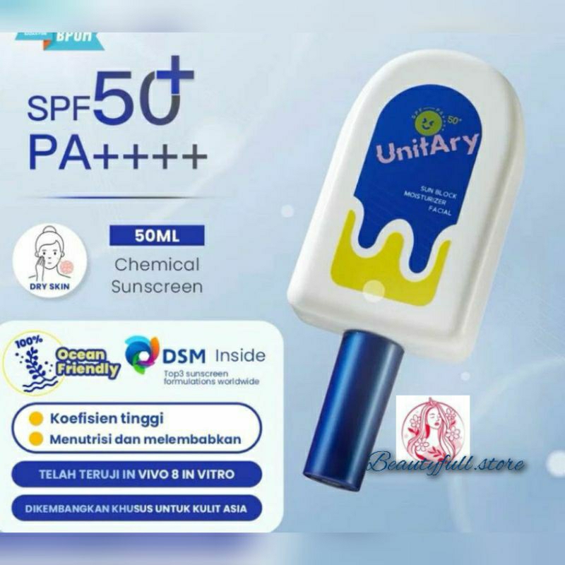 Jual UNITARY Sun Block Moisturizer Facial SPF 50+ PA++++ | Shopee Indonesia