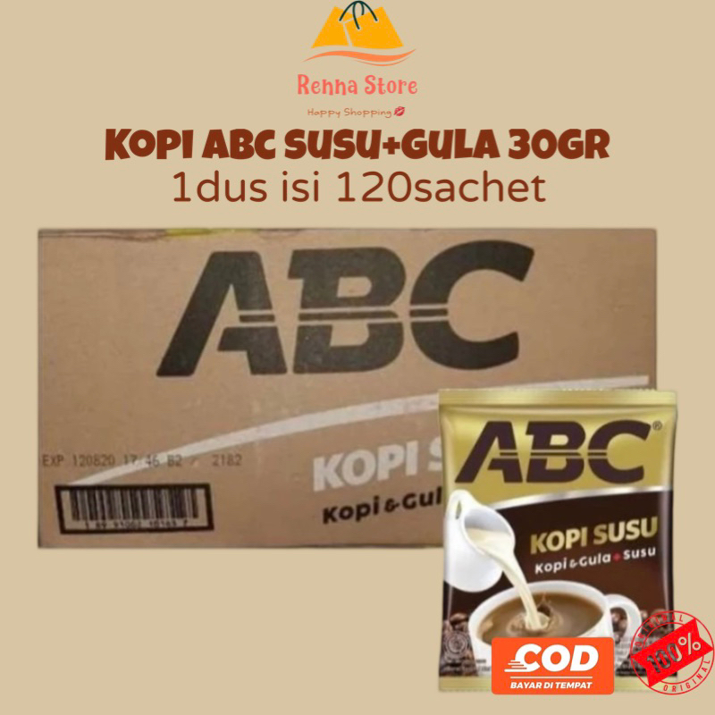 Jual Kopi ABC TOP Susu Plus Gula Coffe (1dus) | Shopee Indonesia