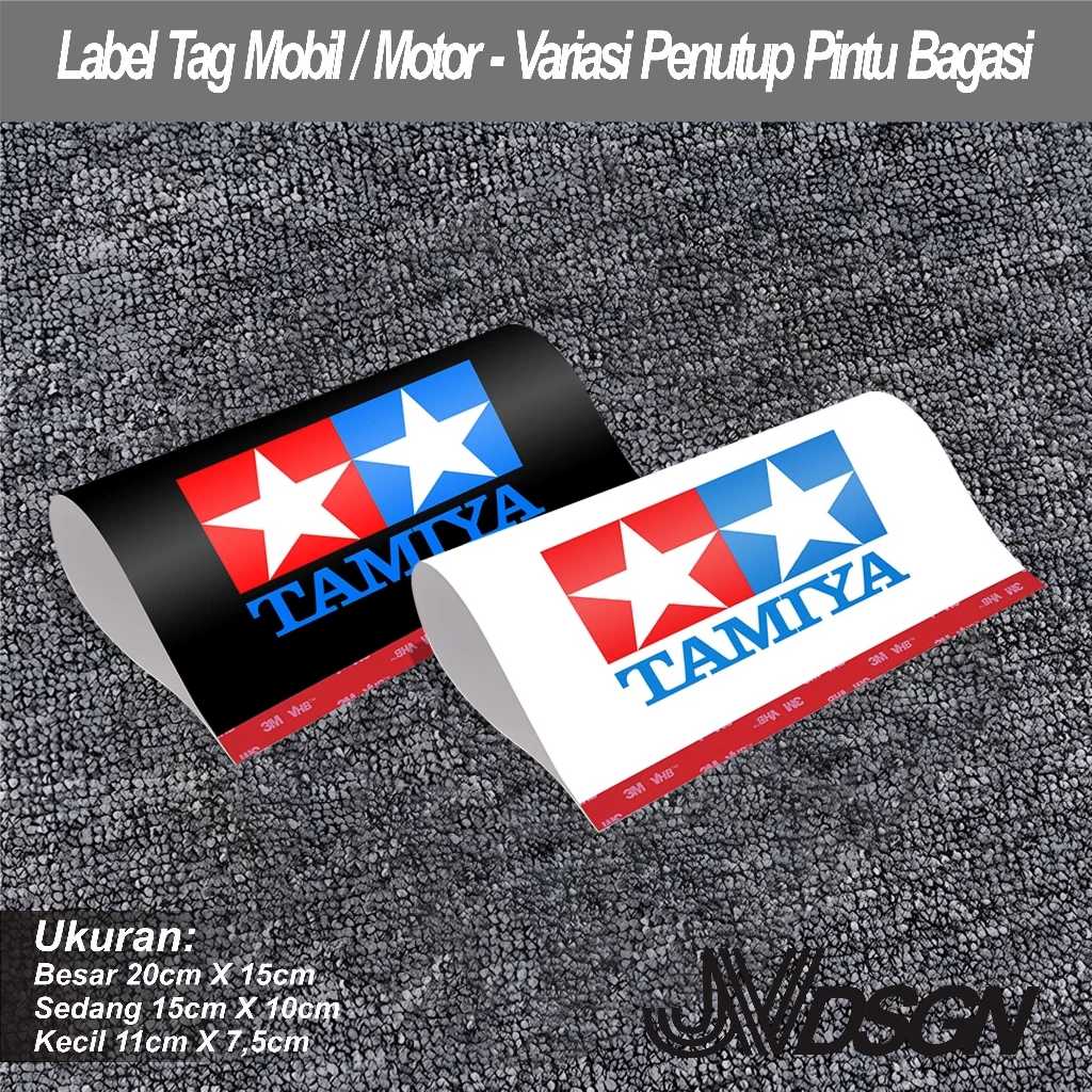 Jual TAMIYA - Label Tag Mobil - Variasi Penutup Pintu Bagasi - Hiasan ...
