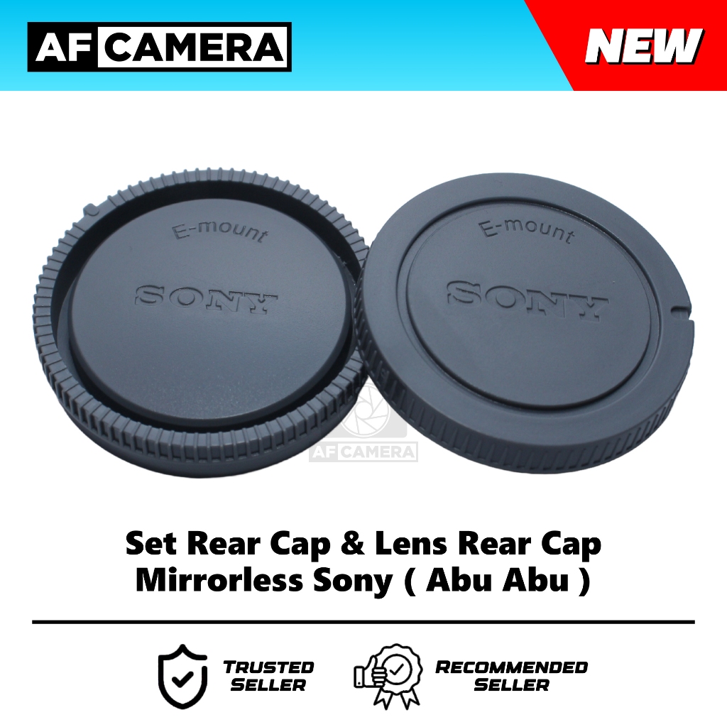 Jual Set Body Cap & Lens Rear Cap Cover Sony A5000 A5100 A6000 A6300 ...