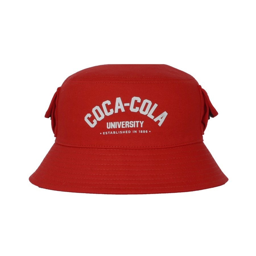 Jual Topi Kalibre Coca-Cola Bucket Hat Fashion 940108600 / 940108 Red ...