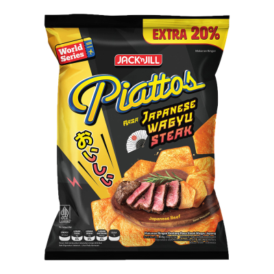 Jual Piattos Snack Kentang World Series Japaneese Wagyu Steak 68gram ...