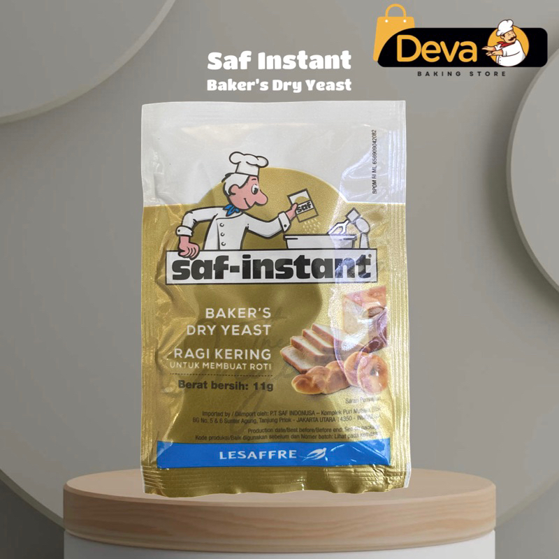 Jual Saf-Instant Bakers Dry Yeast - Saf Instan Ragi Kering 11gr ...