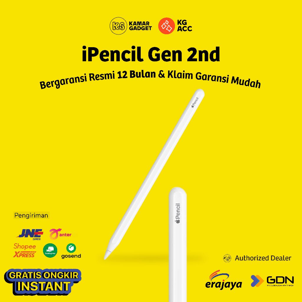 Jual iPencil Gen 2nd - Apple Pencil Original Resmi Indonesia | Shopee ...