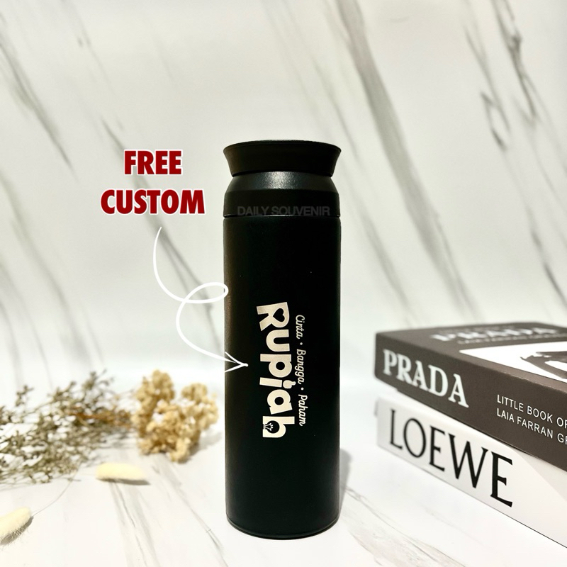 Jual Tumbler Termos Vacuum Travel Hook Datar Japan / Stainless Steel / Tumbler 500 ml | Shopee ...