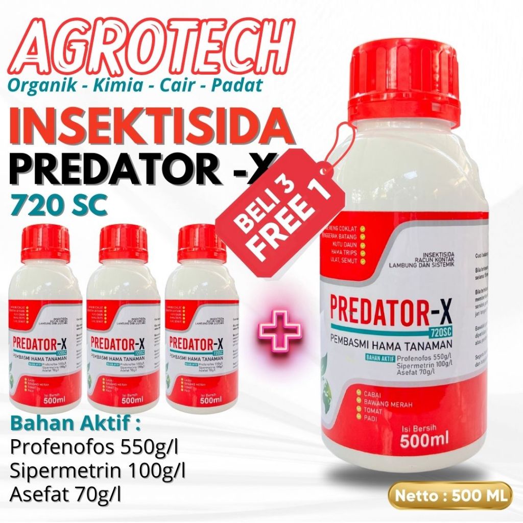 Jual PREDATOR-X 720SC Insektisida Sistemik Pembasmi Hama Segala Tanaman ...