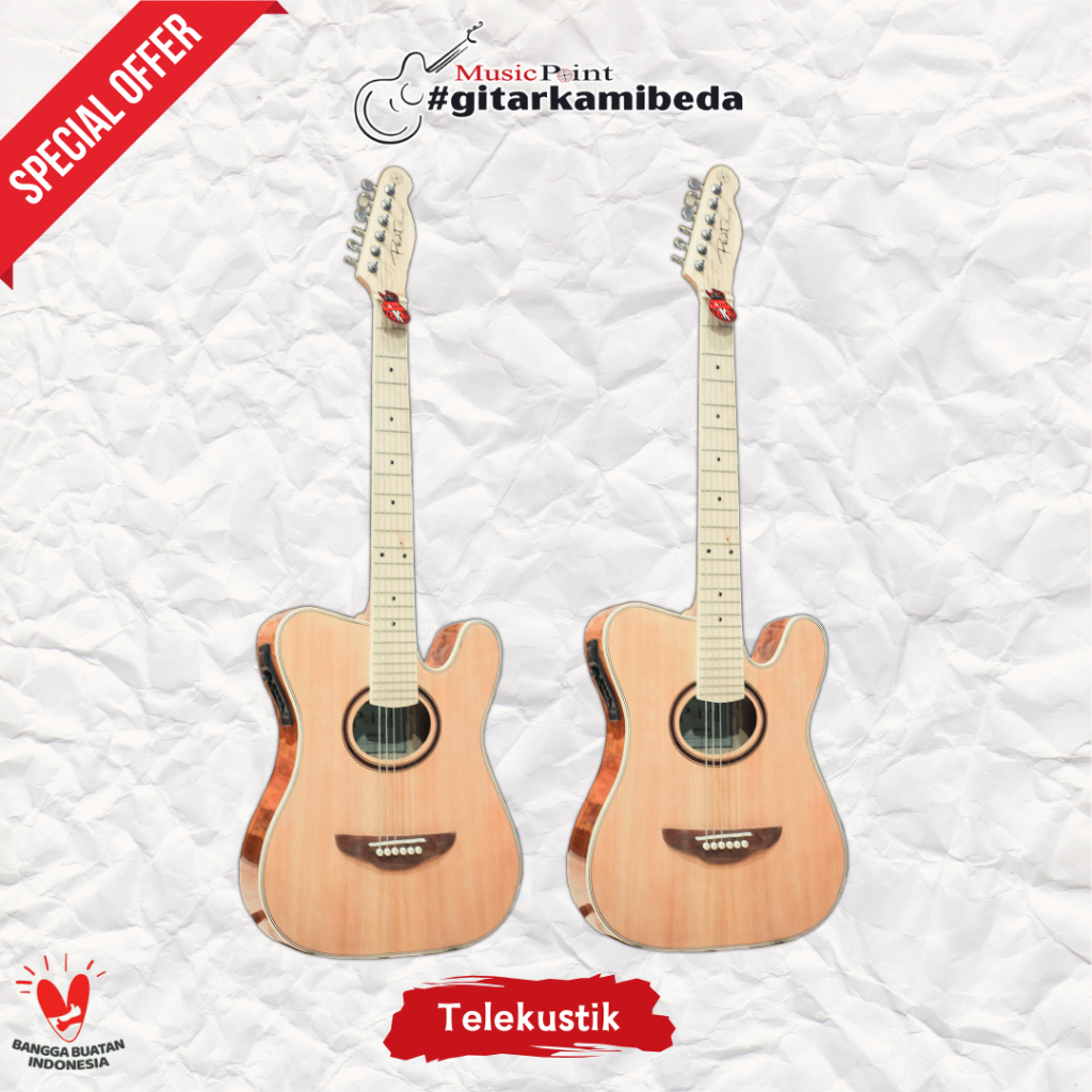 Jual Gitar model telecoustic atau telekustik akustik elektrik Original ...