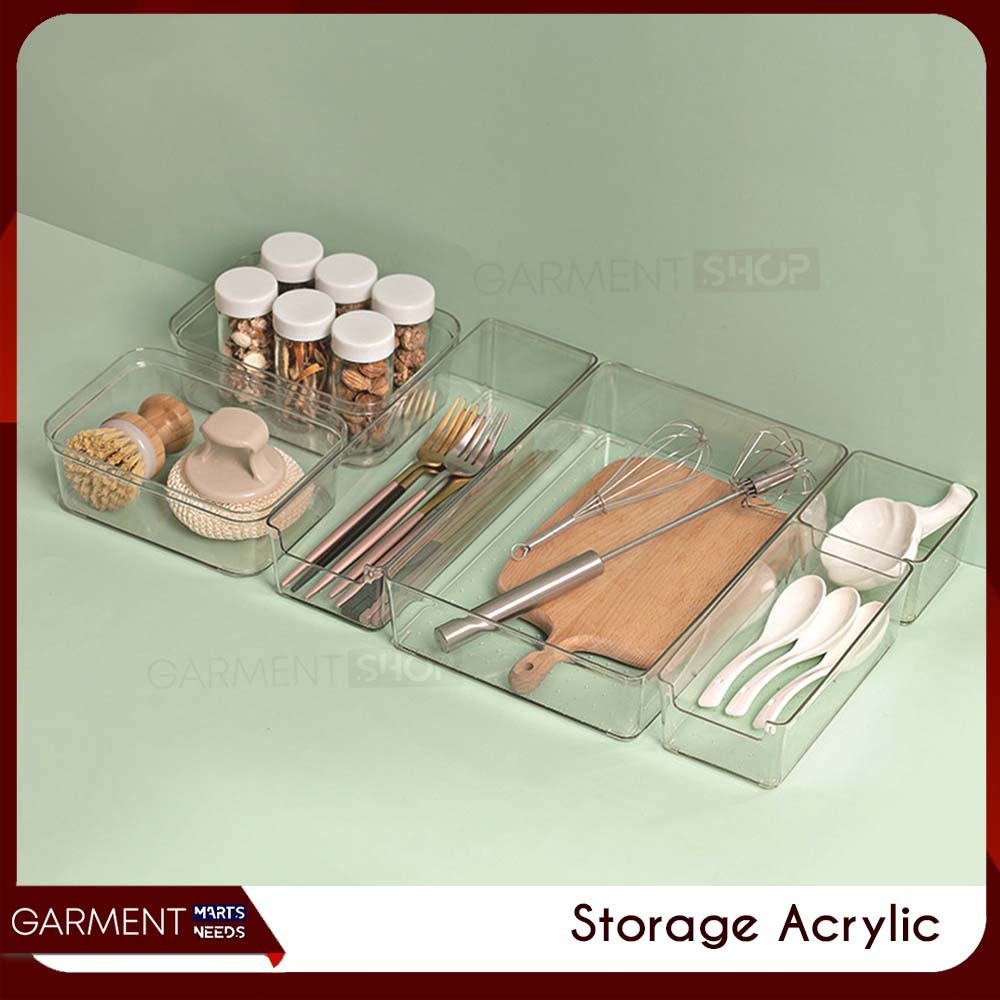 Jual AKRKUL - Organizer Sekat Laci Acrylic Kotak Tempat Penyimpanan ...
