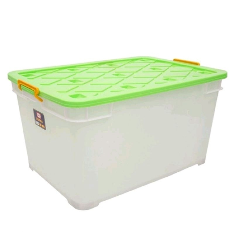 Jual Box Container Extra Shinpo CB 195 Liter Roda Plastik Rak Susun ...
