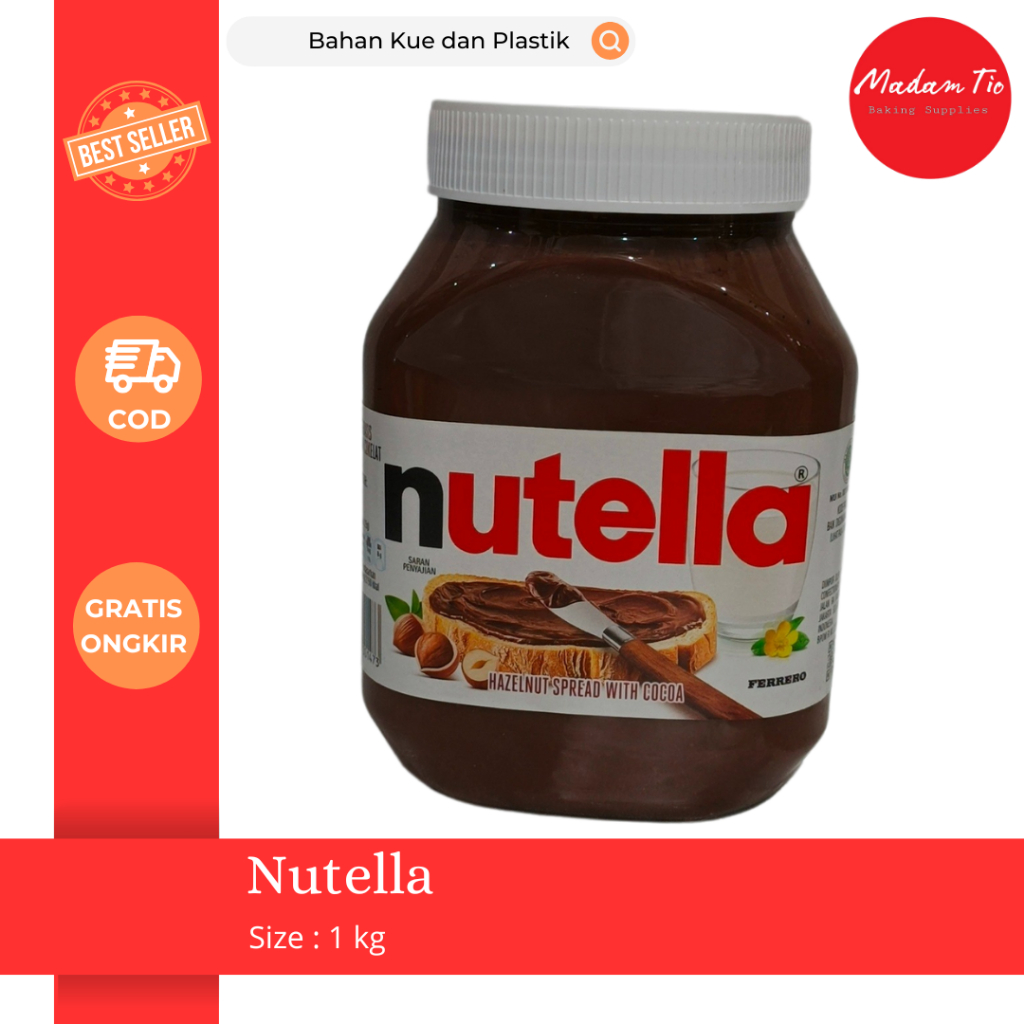 Jual Selai Coklat Nutella 1Kg 1pcs | Shopee Indonesia