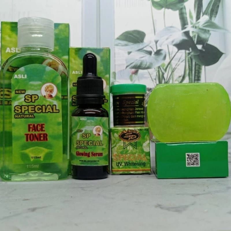 Jual paket cream special sp 4in1(cream,serum,toner,sabun) | Shopee ...
