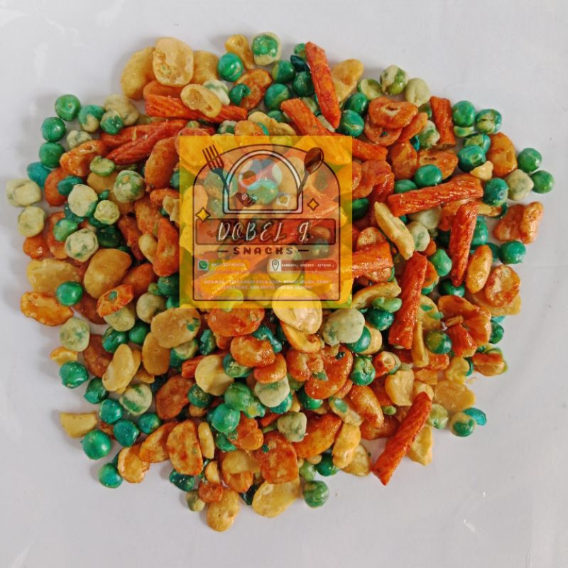 Jual KACANG MIX JAIPONG - KACANG CAMPUR - SNACK CAMPUR | Shopee Indonesia