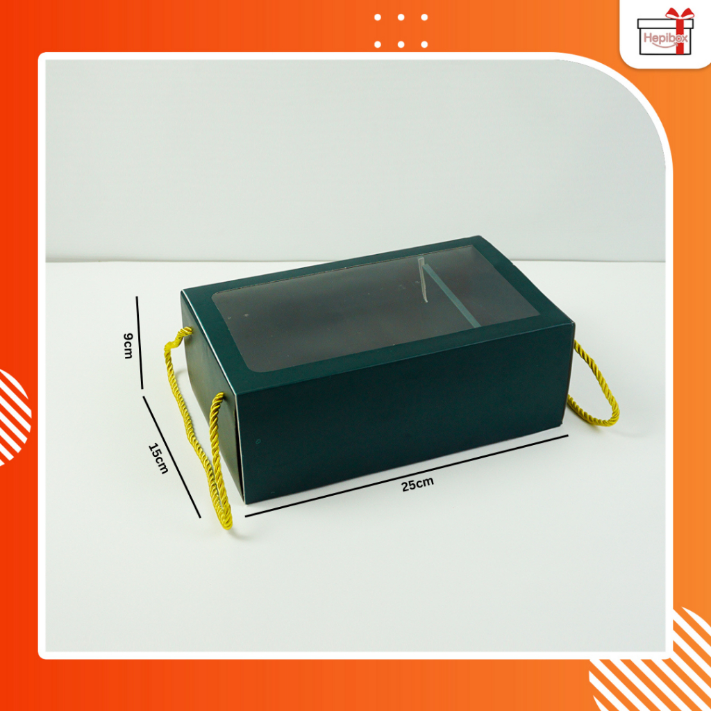 Jual Box Mika Handle / Box Sekat / Box Kue Sekat / Box mika Ivory ...