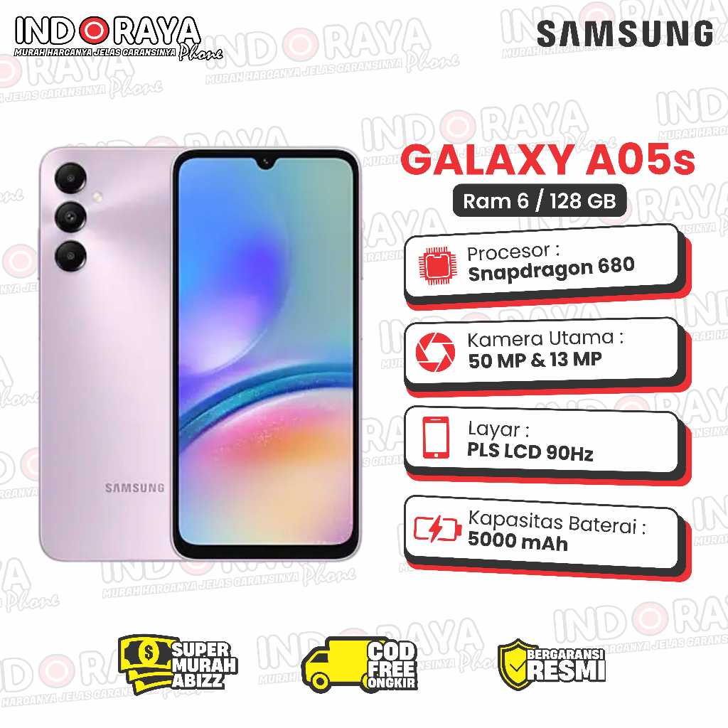 Jual Samsung Galaxy A05s 6/128 GB Snapdragon 680 6,7 inch 50MP Camera ...