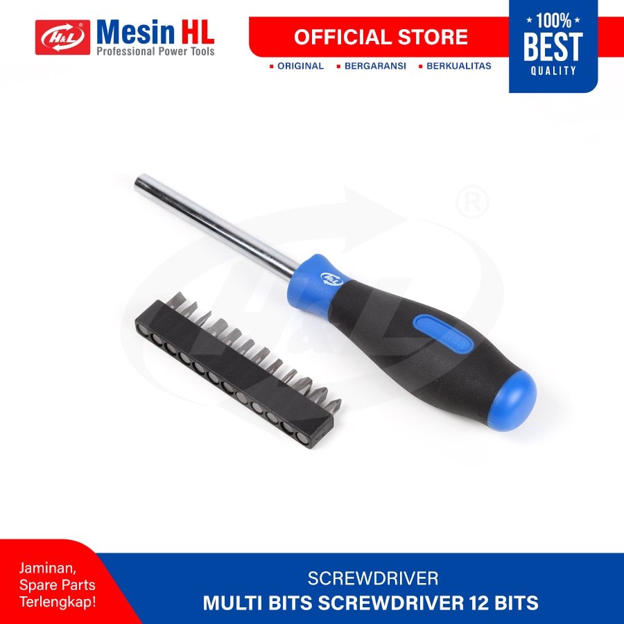 Jual HL Obeng Multi Bit / Multi Bits Screwdriver 12 Bits | Shopee Indonesia