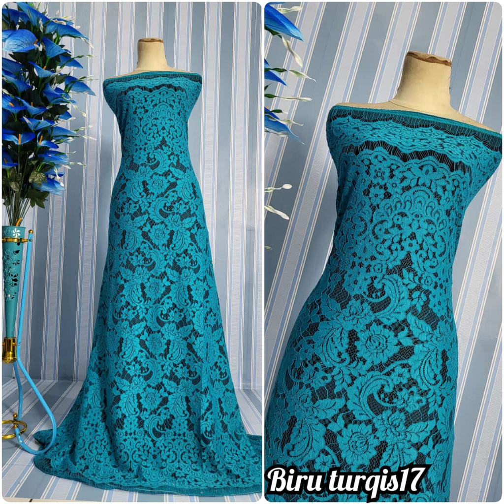 Jual kain brokat semi francis cordneli katun isi per 1 panel, panjang 2 ...