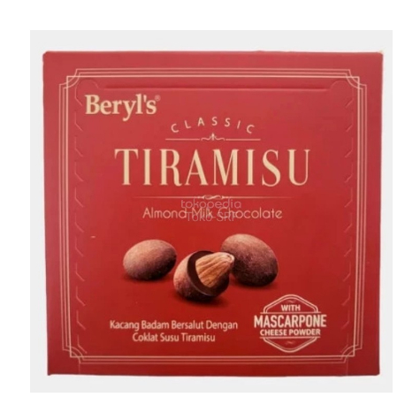 Jual Beryl's Classic Tiramisu Almond Milk Chocolate | Shopee Indonesia
