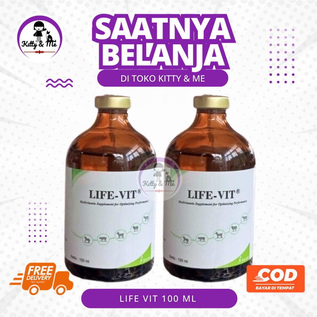 Jual LIFE VIT 100 ML KALBE - Multivitamin Lengkap Mengandung Vit A, D3 ...