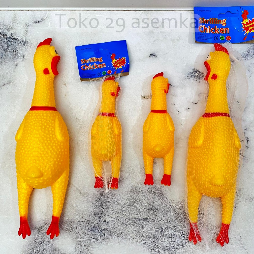 Jual MAINAN BONEKA ANAK AYAM AYAMAN BUNYI UKURAN KECIL 17CM MN-1728 DAN ...