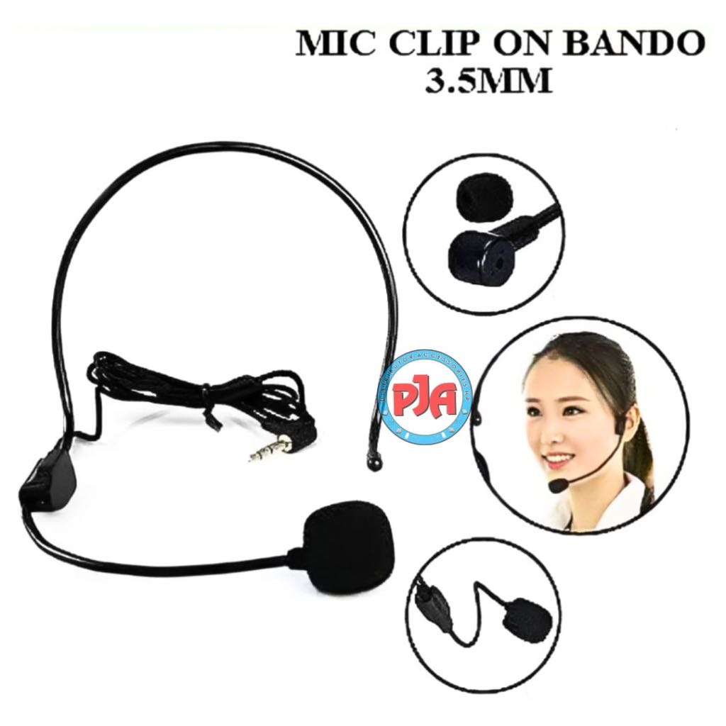 Jual Mic Clip On Bando Microphone Klip On Jack 3.5 mm Youtober Zoom ...