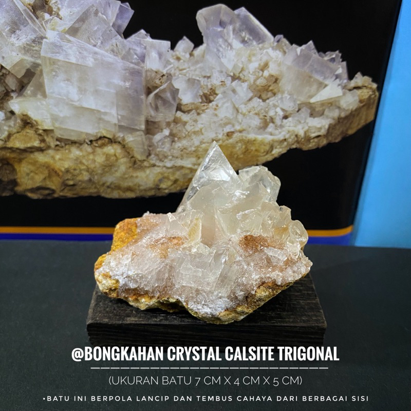 Jual Bongkahan Crystal Calsite Trigonal L4 atau Batu Kristal Alam atau ...