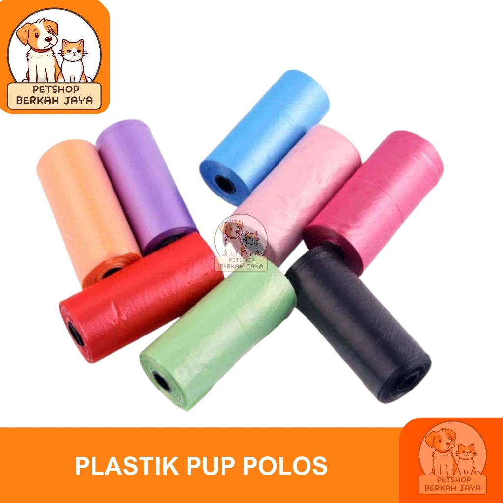 Jual Plastik pup polos poop bag polos kantong sampah popok kantong ...