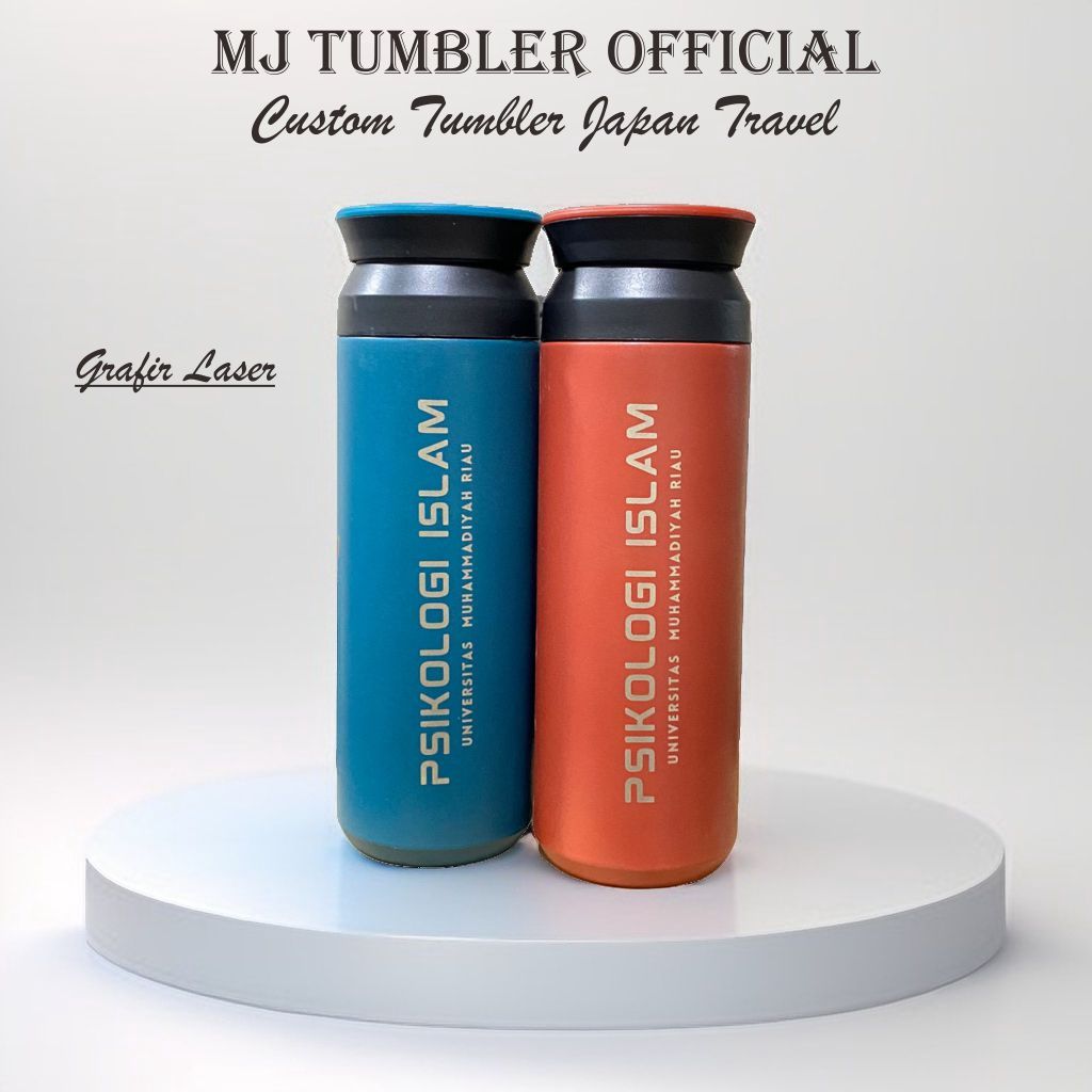 Jual [MJG8016 ] Custom Grafir Laser Tumbler Japan 500ml Stainless BEBAS ...