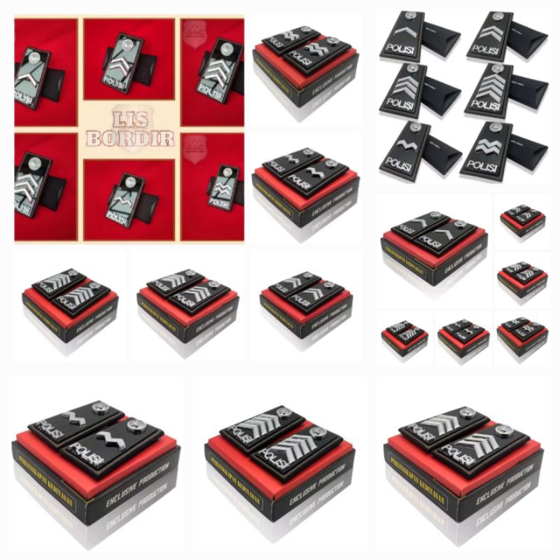 Jual Pangkat PDH Bintara Polri Bripda Briptu Brigadir Bripka Aipda ...