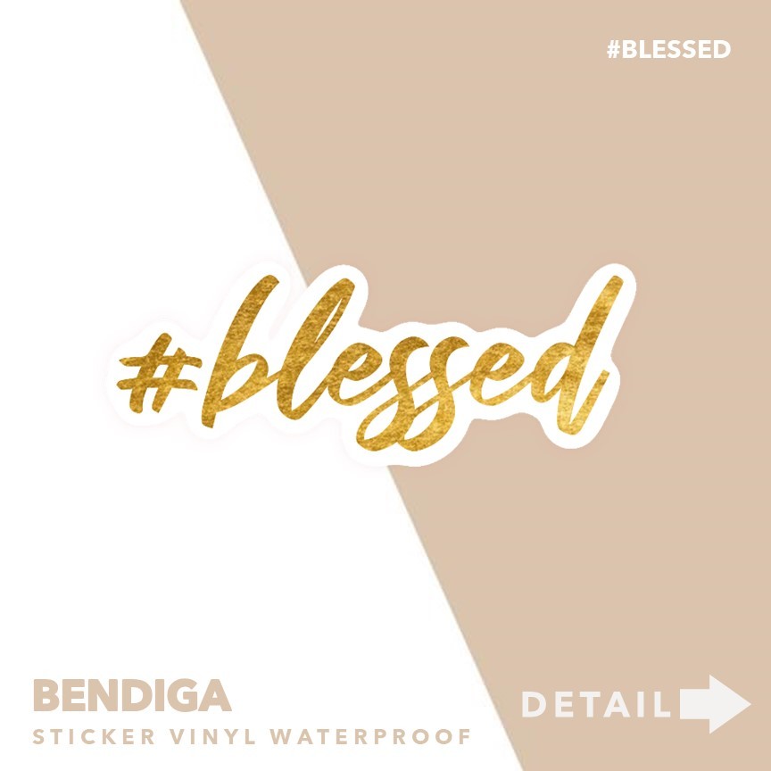 Jual blessed Sticker BENDIGA GBU | Stiker Vinyl Gospel Alkitab Firman ...
