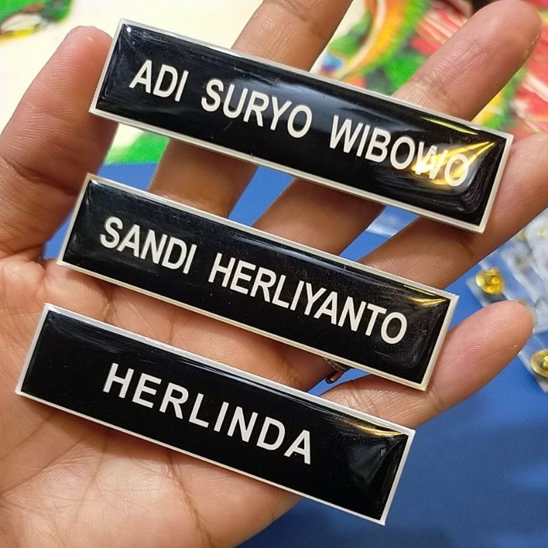 Jual Name tag bahan akrilik glossy | Shopee Indonesia