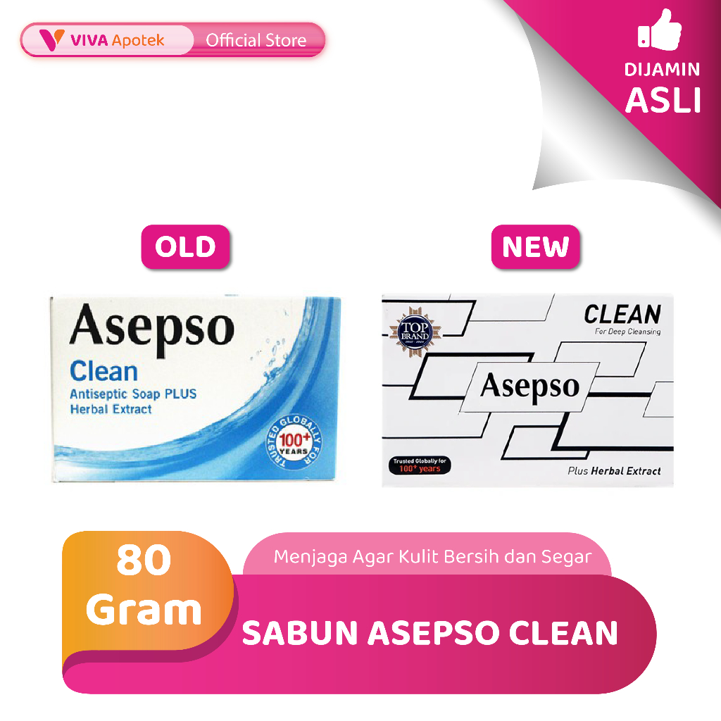 Jual Sabun Asepso Clean Sabun Antiseptik (80 Gram) | Shopee Indonesia