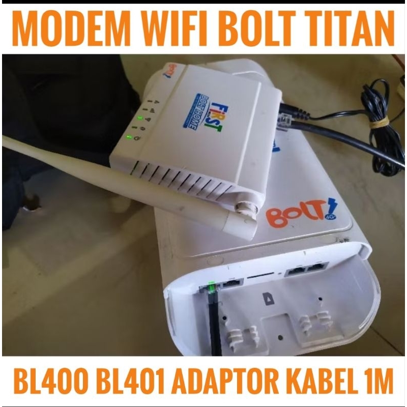 Jual Bolt Titan Modem 4g Outdoor Bl400 Bl401 Unlock Dilengkapi Adaptor ...