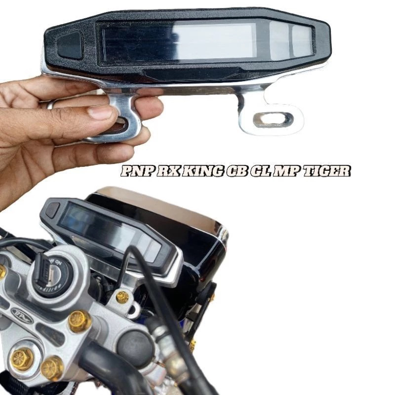 Jual (COD) speedometer spidometer digital ktm set breket pangkon ktm ...