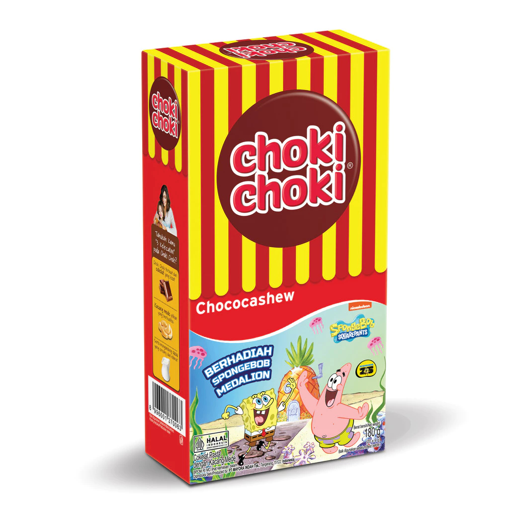 Jual CHOKI CHOKI CASHEW SPONGEBOB GT | Shopee Indonesia