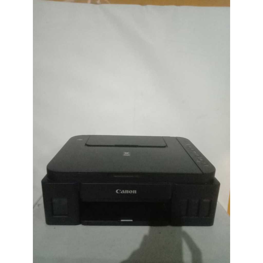 Jual printer canon pixma g3000 kondisi tinta warna bagus tinta hitam gk ...