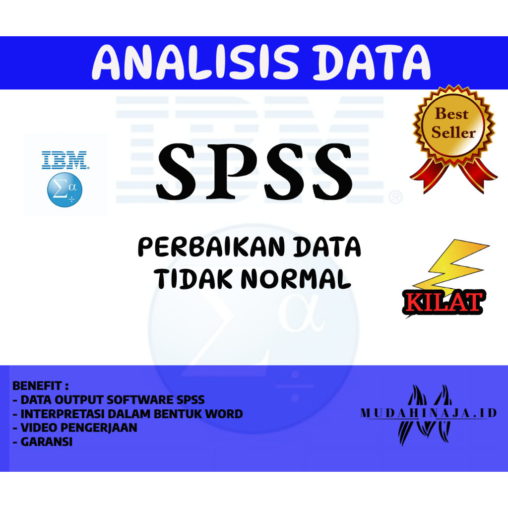 Jual SPSS DATA TIDAK NORMAL (interpretasi) | Shopee Indonesia
