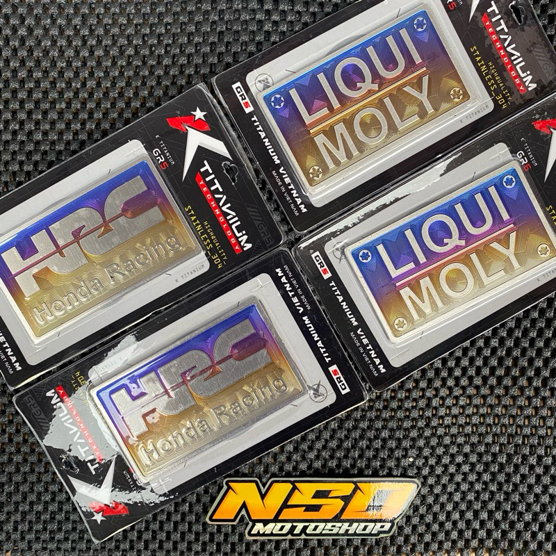 Jual Emblem Hugger Titanium Emblem Hugger Vario Beat Scoopy Pcx ...